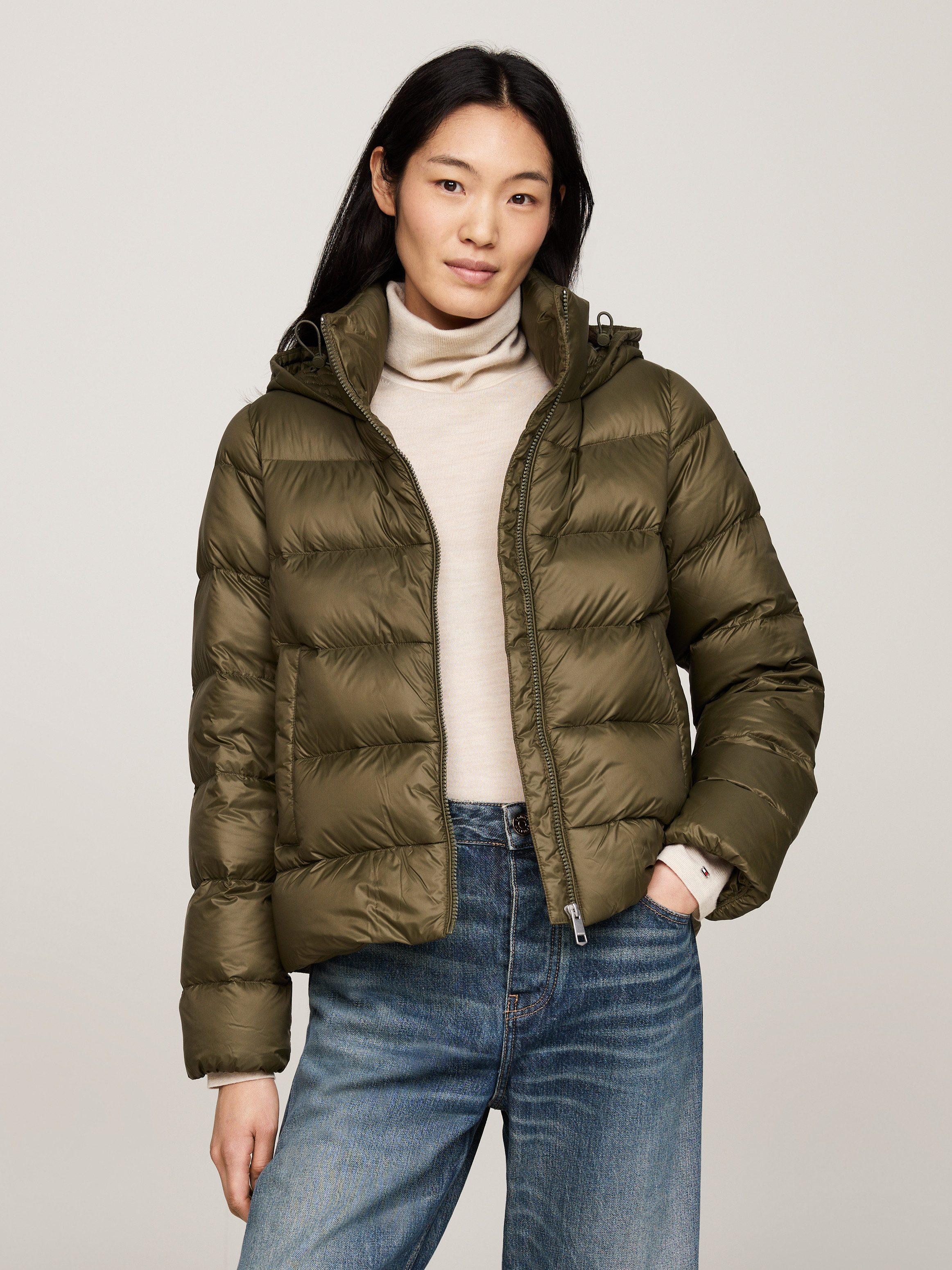 Tommy Hilfiger Steppjacke Lw Down Casual Jacket Mit Logoprägung